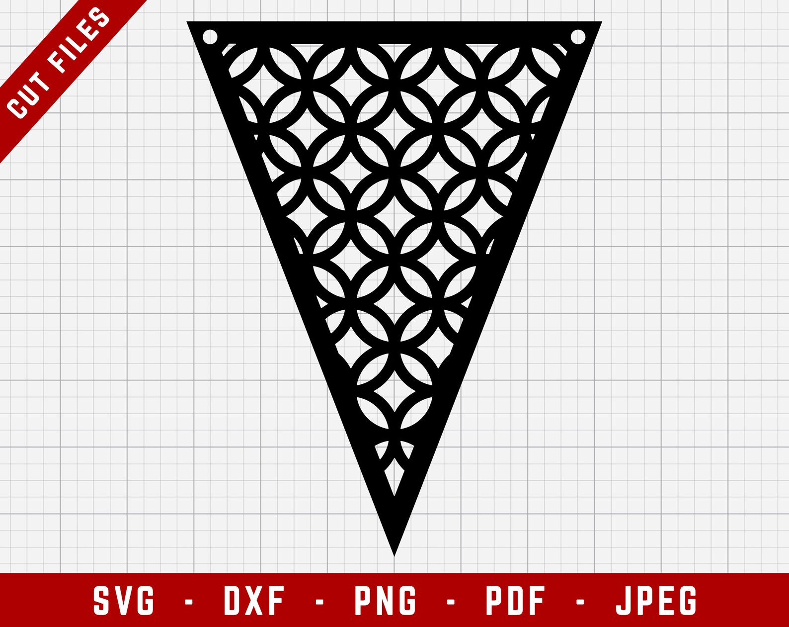 Pennant SVG Cutting File | Decoration Banner Clip Art, Pennant SVG ...