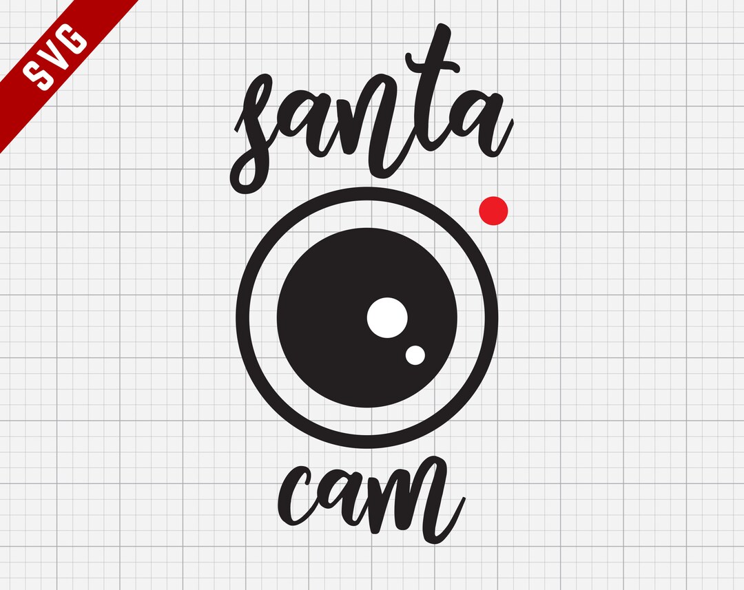 Santa Cam SVG Cutting File - Santa's Camera SVG | Digital Clip Art ...