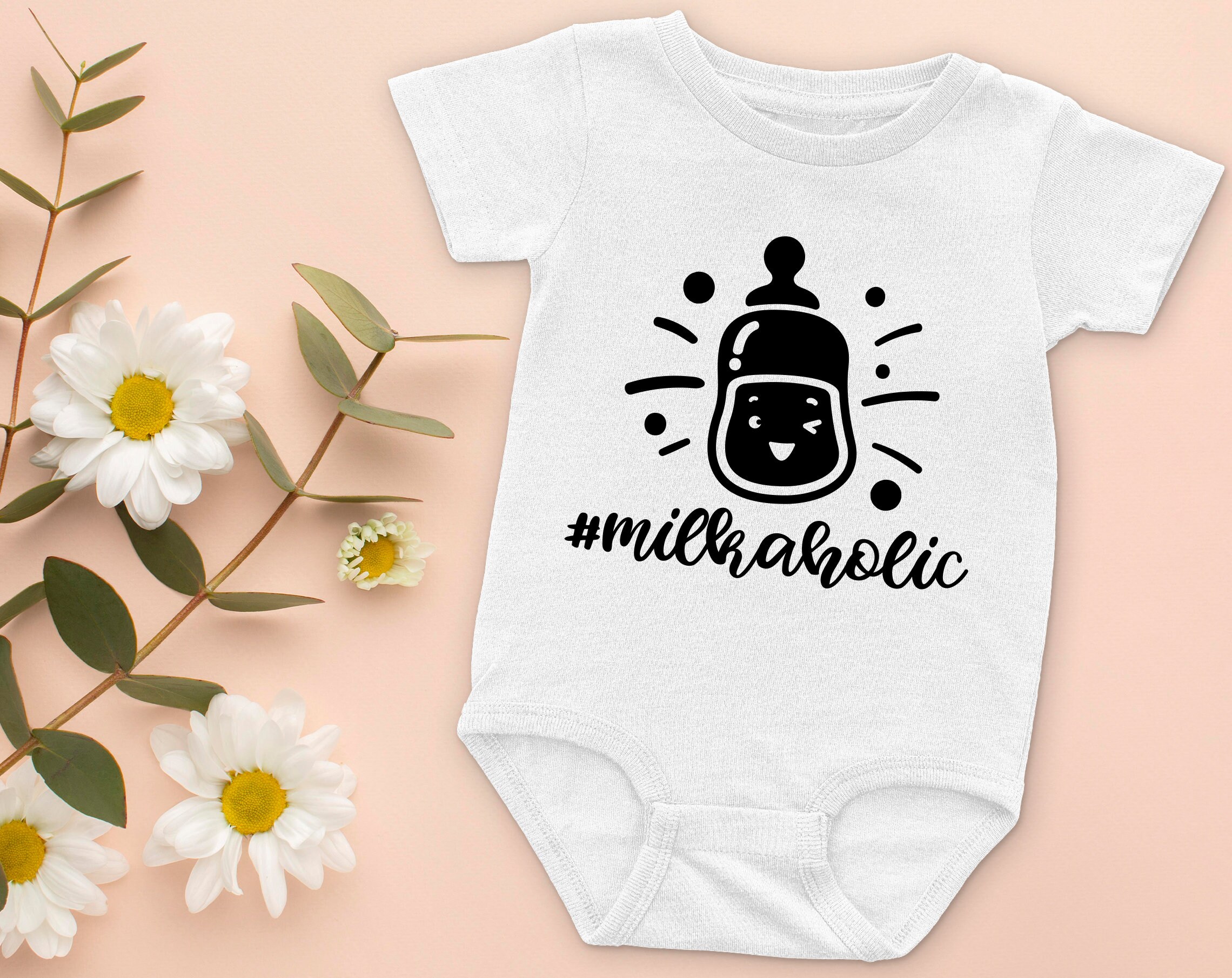 Milkaholic 2 SVG Cutting Files Newborn Digital Clip Art - Etsy