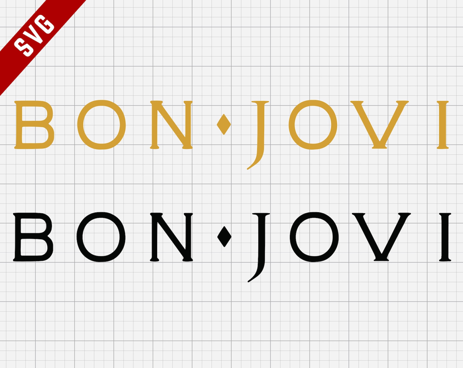 Bon Jovi SVG Cutting File | Digital Clip Art, Rock Svg, Music Cricut ...