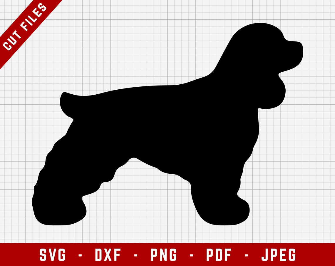 Cocker Spaniel SVG Cutting File Cocker Spaniel Dog Svg Dogs Digital ...