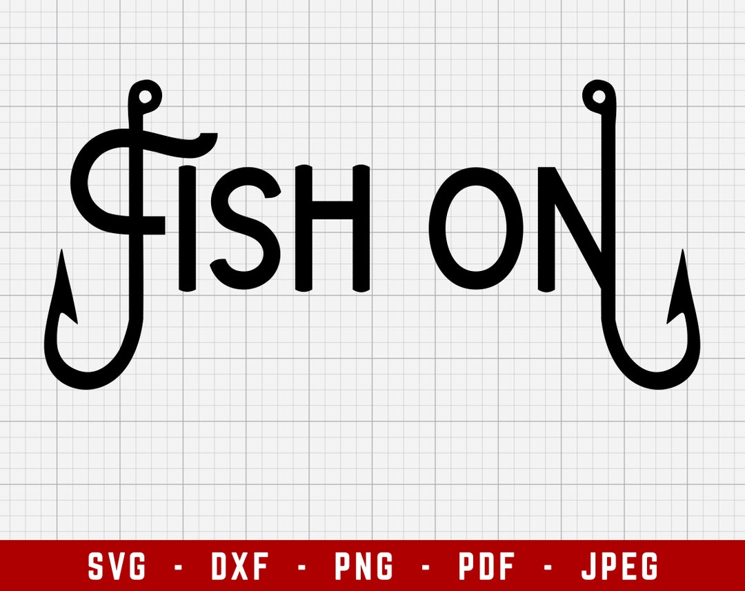 Fish on SVG Cutting Files | Fishing Digital Clip Art, Fishing SVG, Fish ...