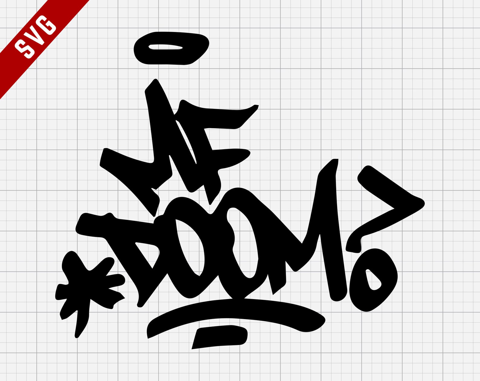 MF DOOM Signature SVG Cutting File | Digital Clip Art, Viktor Vaughn ...