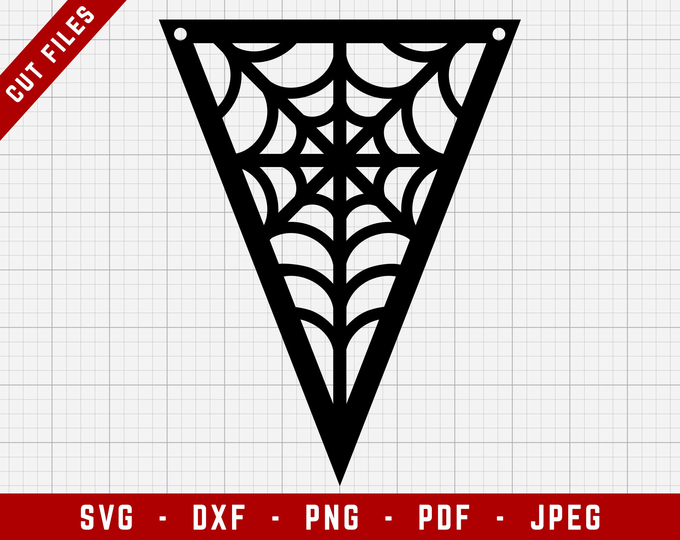 Halloween Pennant SVG Cutting File | Halloween Decoration Banner Clip ...