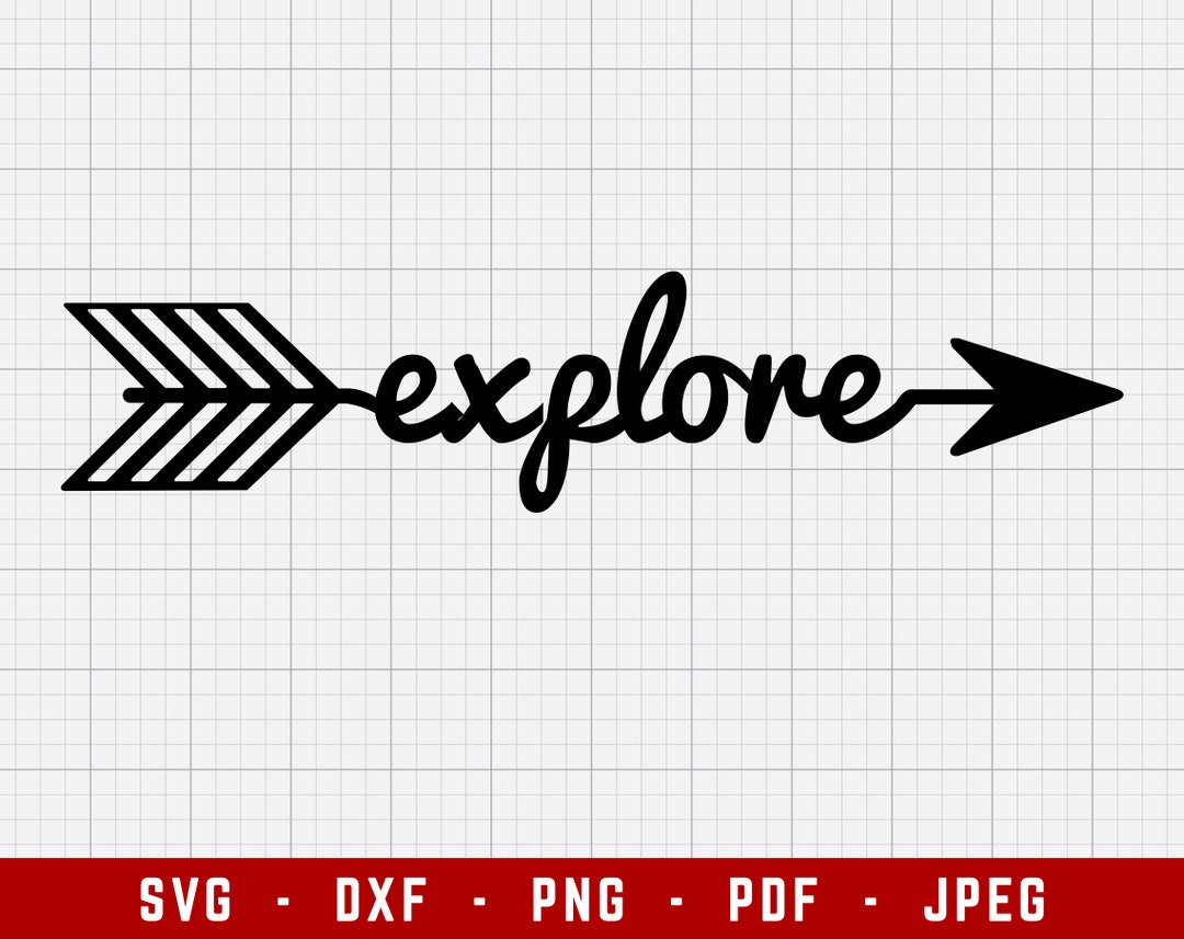 Explore Arrow SVG Cutting Files | Digital Clip Art for Adventure ...