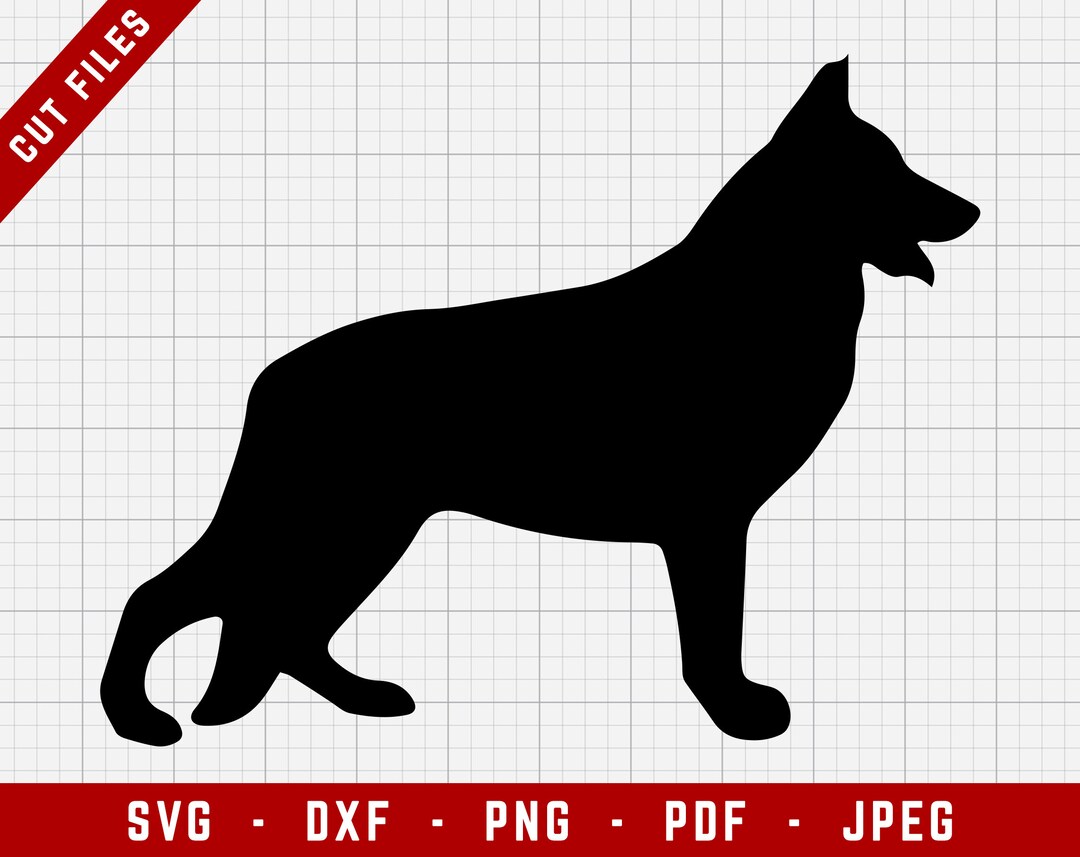 German Shepherd SVG Cutting File - German Shepherd Dog Svg | Dogs ...