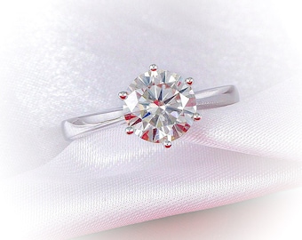 Cat Solitaire Ring - Etsy