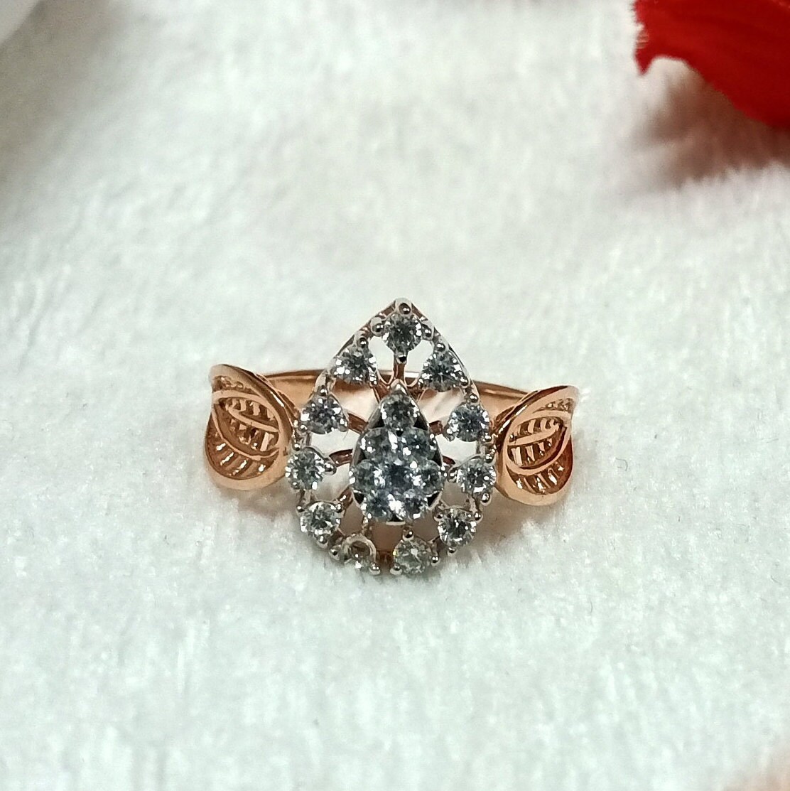 Fashion Promise Engagement Ring for Women/14k Golg Ring / - Etsy