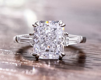 4 Ct Engagement Ring - Etsy