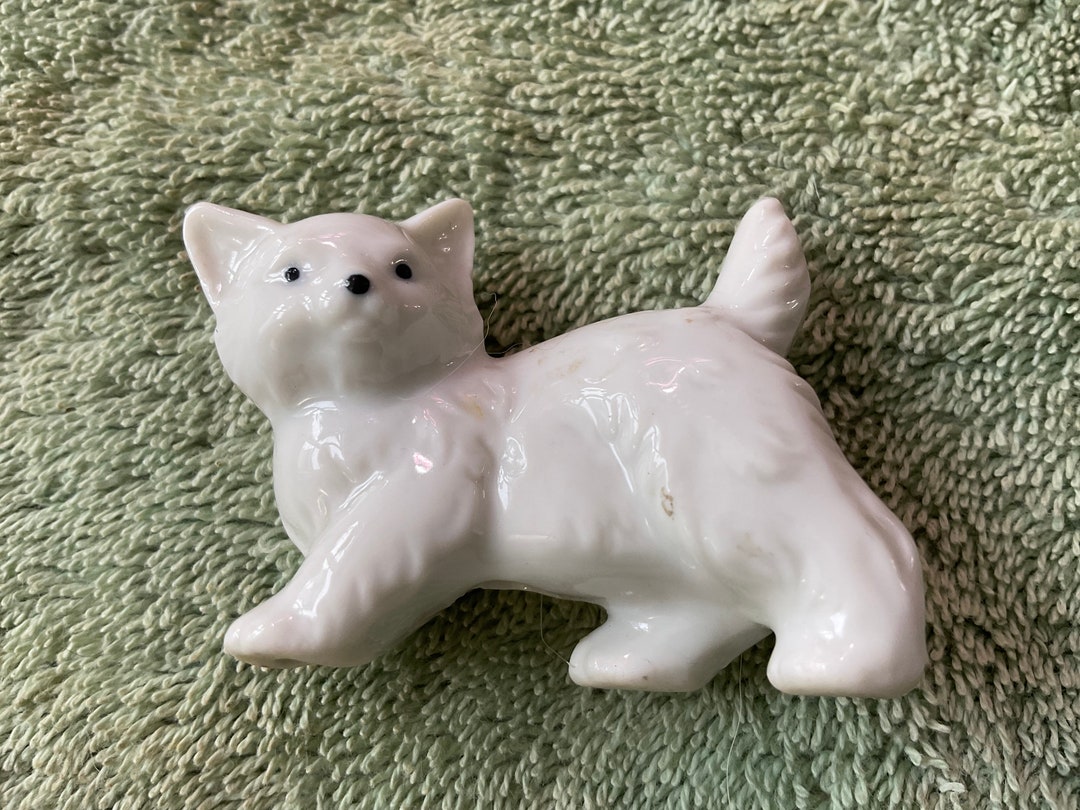 Small Cute Cat Figure - Etsy
