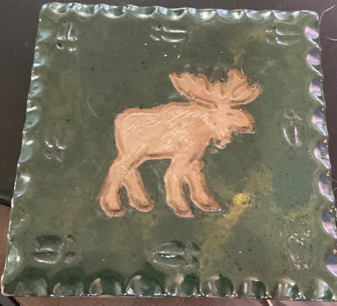 Moose Tile by Collection Circle - Etsy