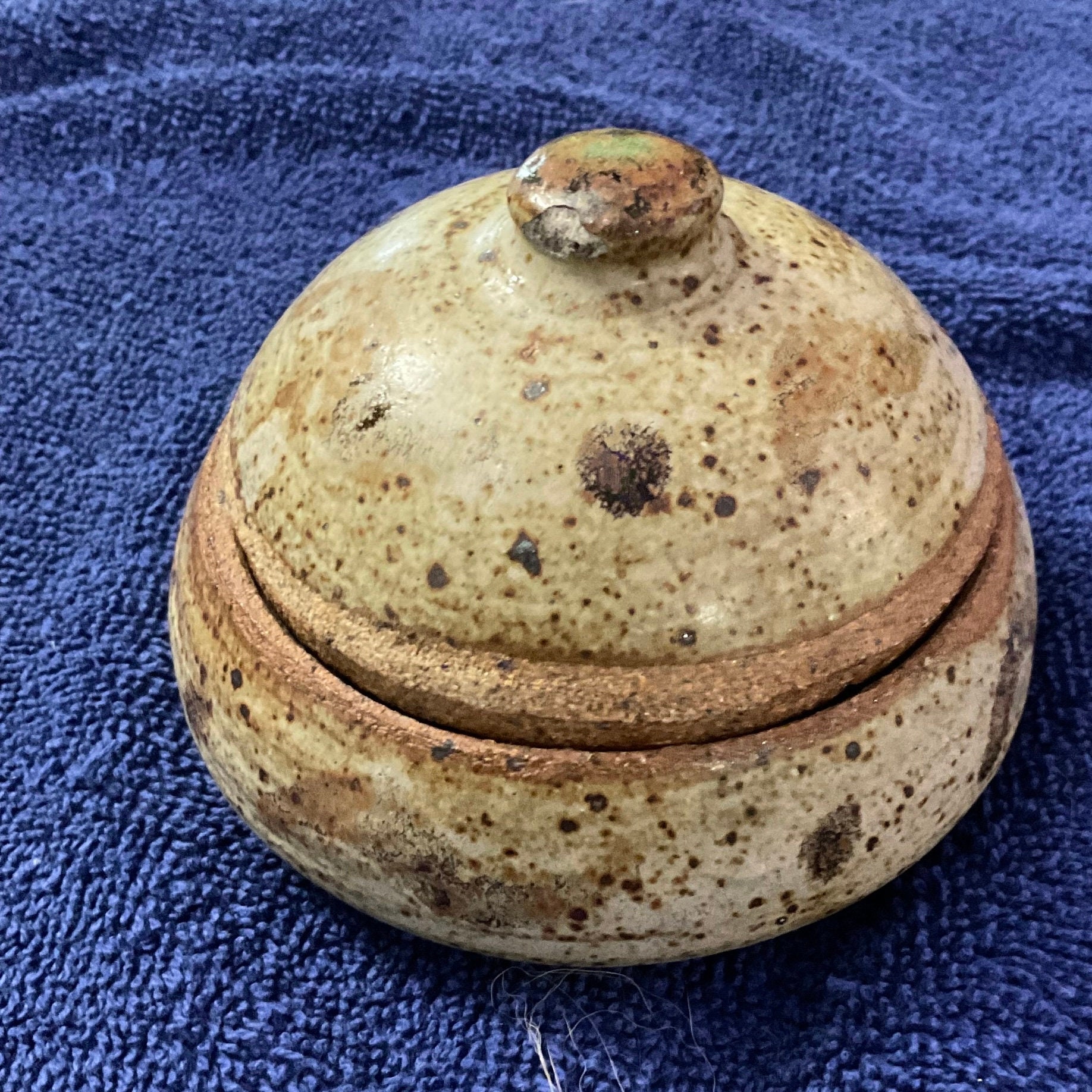 Small Pottery Dish With Lid - Etsy