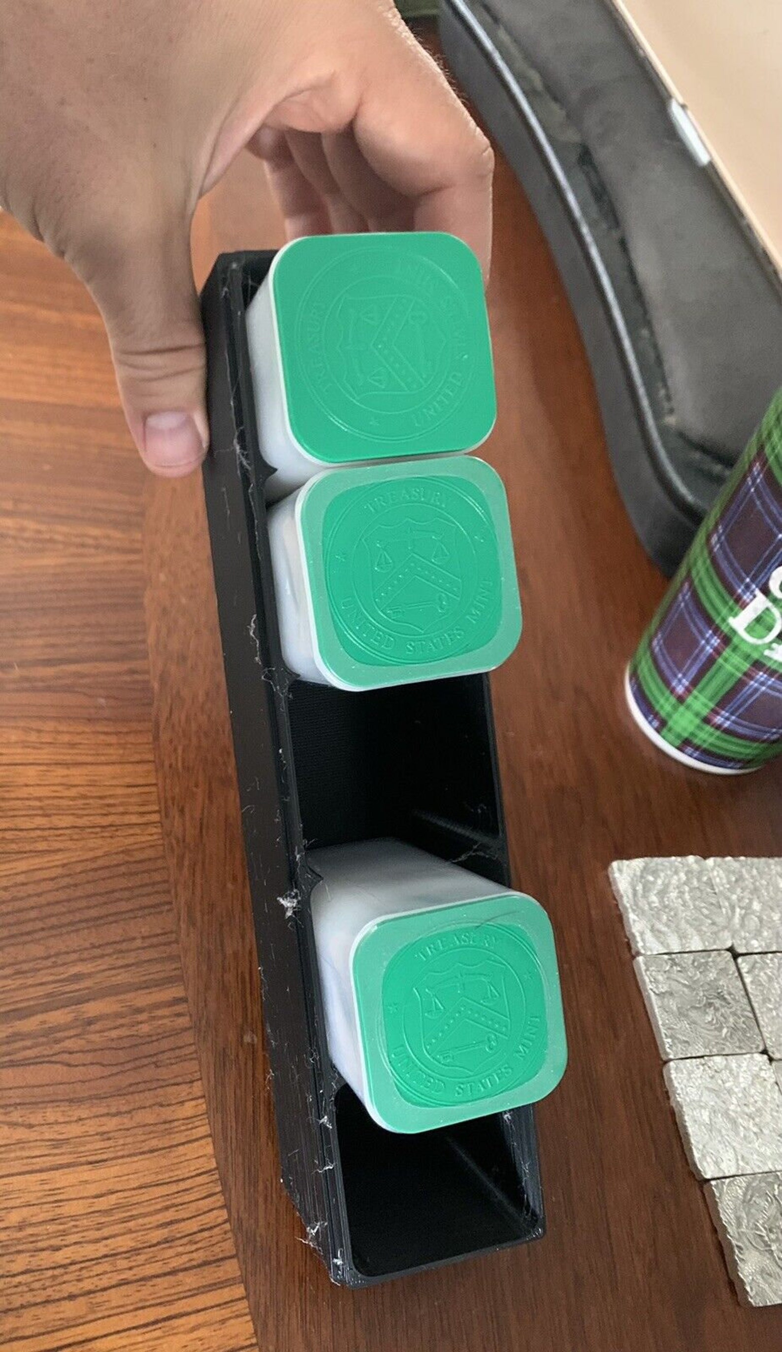 3DP Silver Eagle Mini Monster Box Holds 5 US Mint Tubes Custom Coin ...