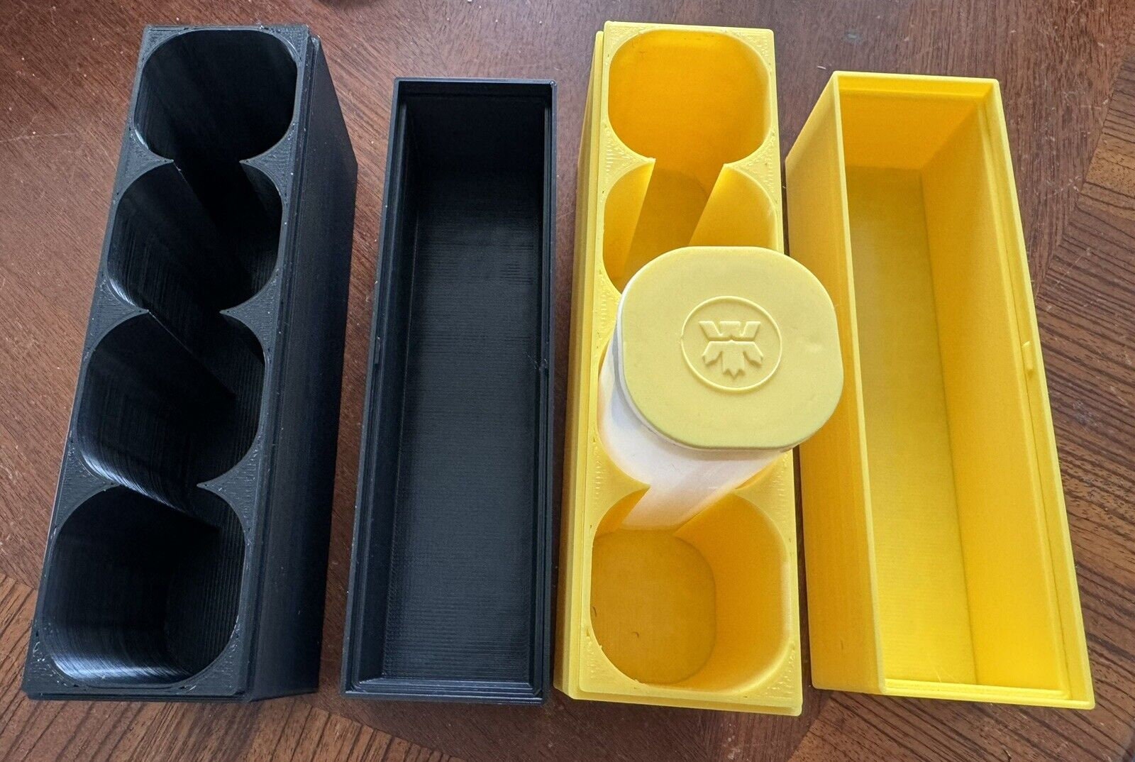 3DP Silver Maple Mini Monster Box Holds 4 CA Mint Tubes Custom Coin ...