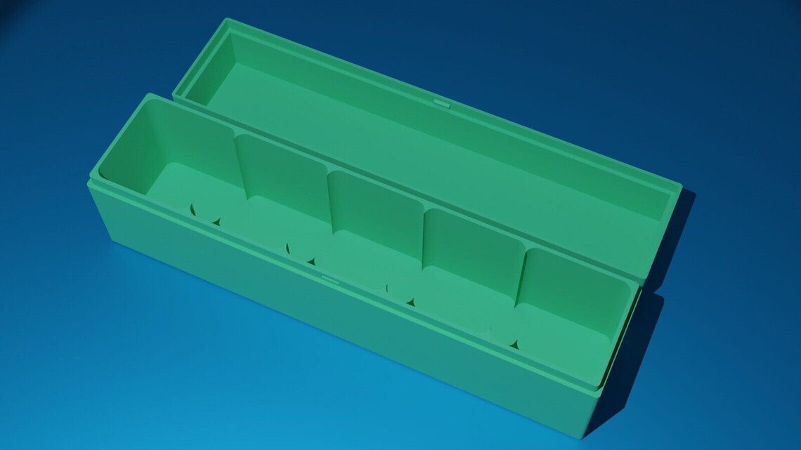 3DP Silver Eagle Mini Monster Box Holds 5 US Mint Tubes Custom Coin ...