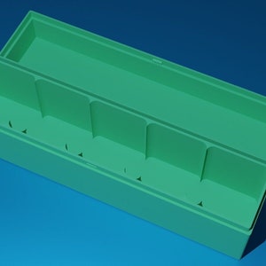 3DP Silver Eagle Mini Monster Box Holds 5 US Mint Tubes Custom Coin ...