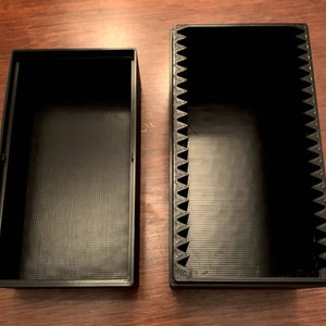 3DP Black Storage Box Holds 20x Royal Mint Precious Metal Assay Cards ...