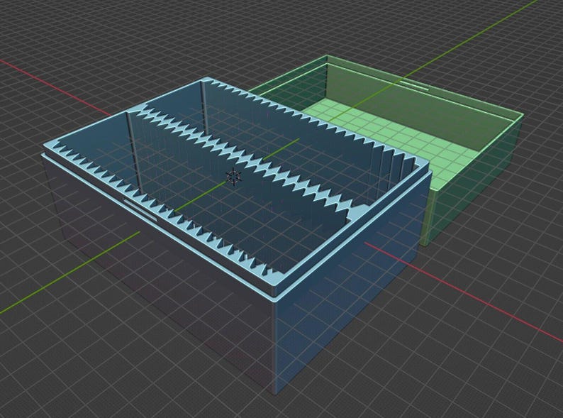3DP Black Storage Box Holds 50x Fits Pamp & Other Precious Metal Assay ...