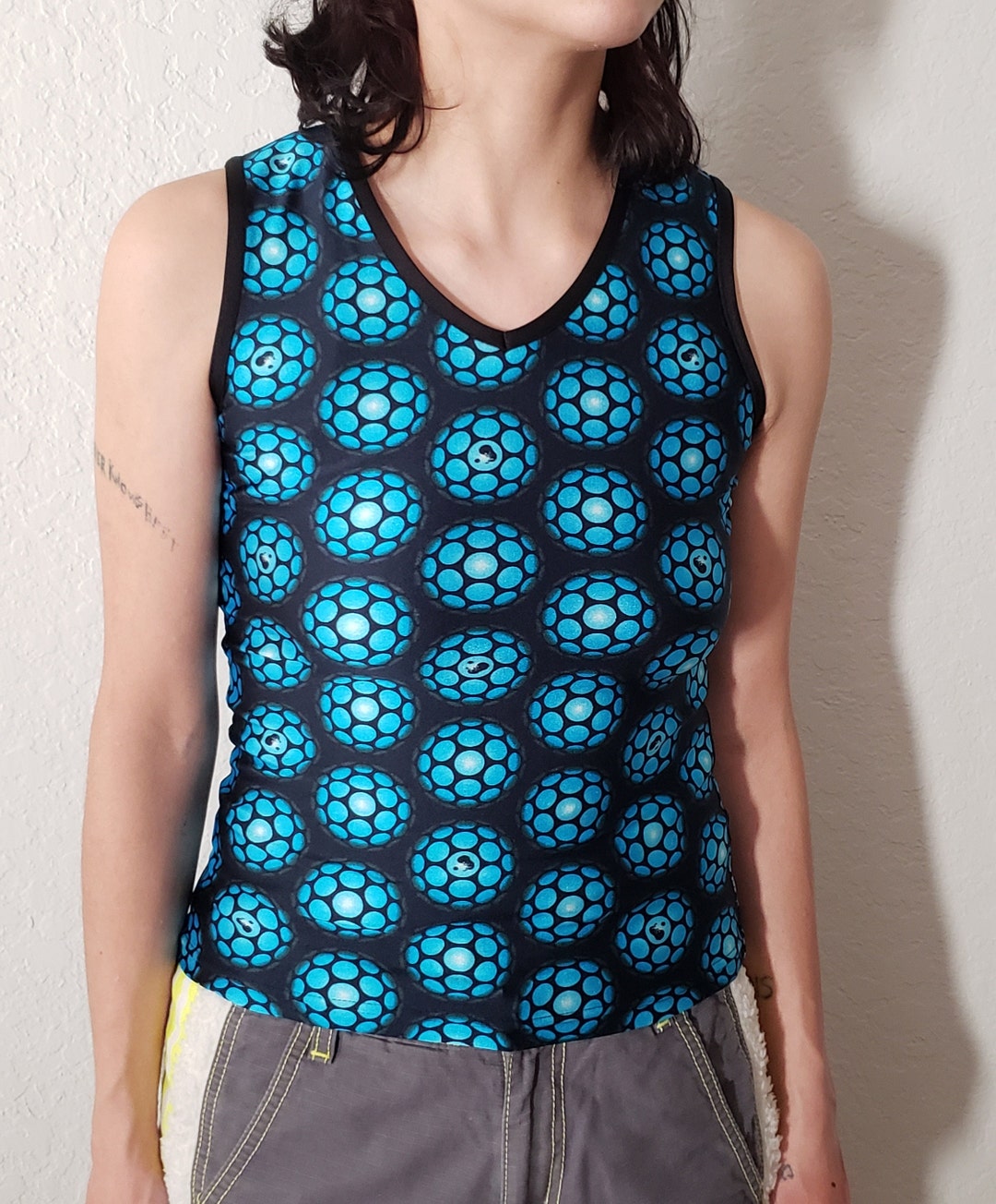 FOTUS 90s/y2k Japanese Designer Brand Futuristic Orb Tank - Etsy