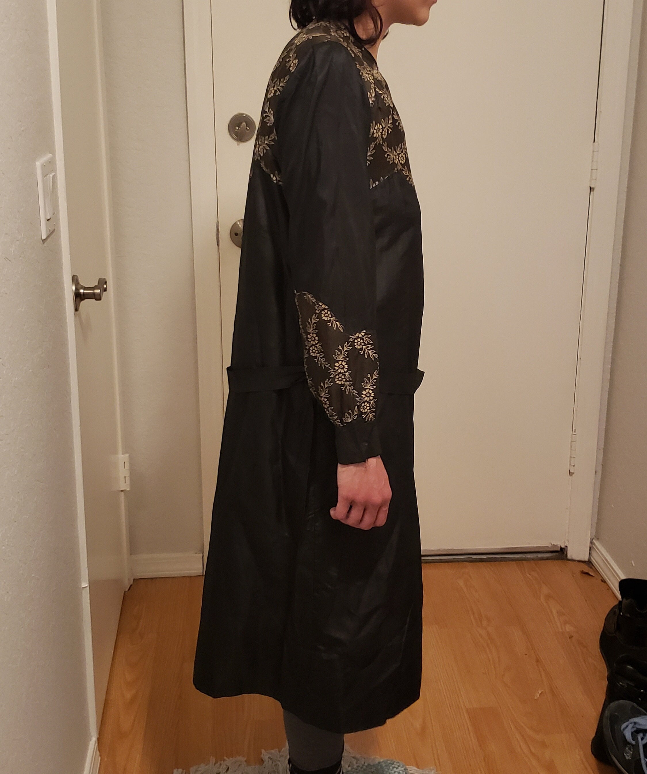 1920s Mourning Reworked/repurposed Dress From Victorian Era Fabric ...