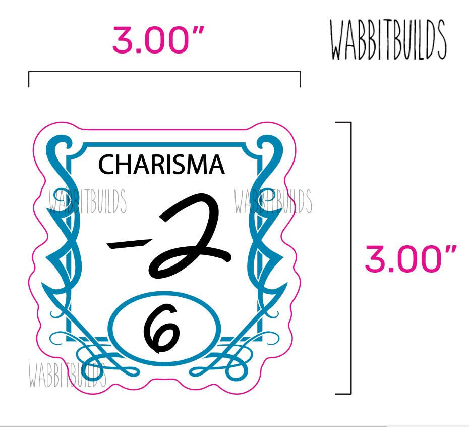 Charisma Dump Stat Sticker - Etsy