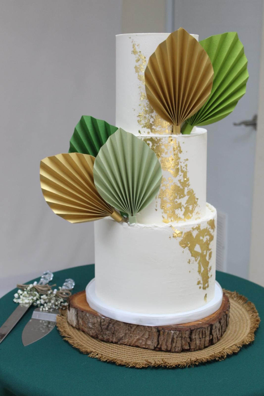 Palm Leaf Cake Topper | Paper Palm Leaf | Palm Leaves Topper - Etsy