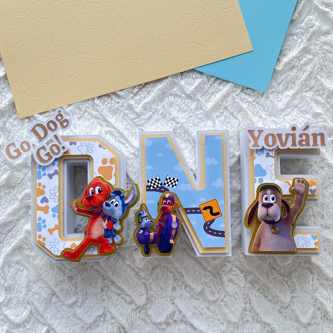 Go Dog Go 3D Letters - Etsy