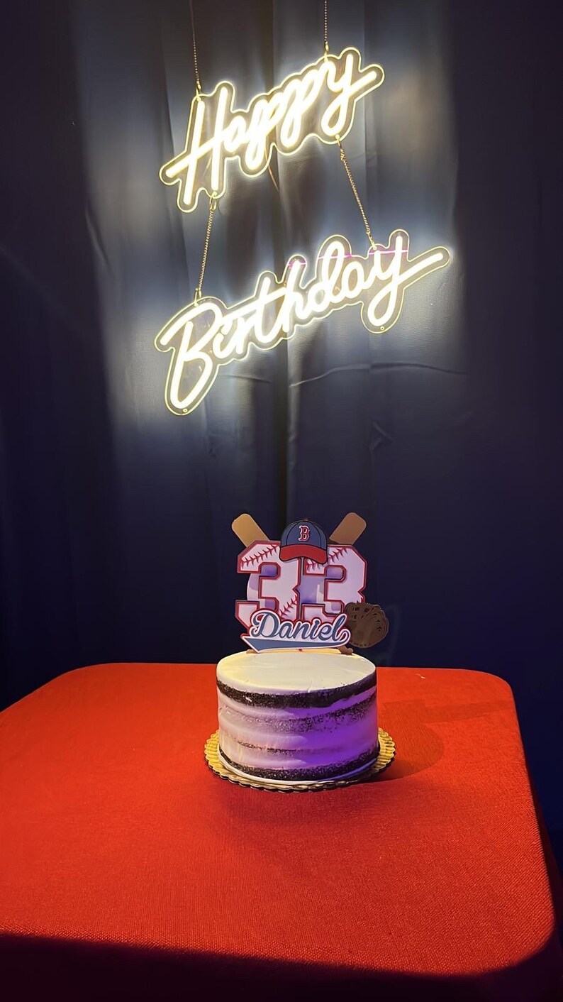 Baseball Cake Topper | Baseball Cake Decor - Etsy