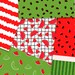 Watermelon Digital Paper | Watermelon Freshness Digital Paper ...