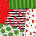 Watermelon Digital Paper | Watermelon Freshness Digital Paper ...