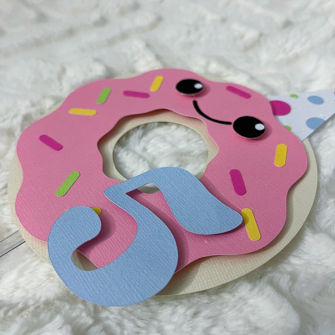 Donuts Cake Topper and Pieces Doughnut Cake Topper Sweets Cake Topper ...