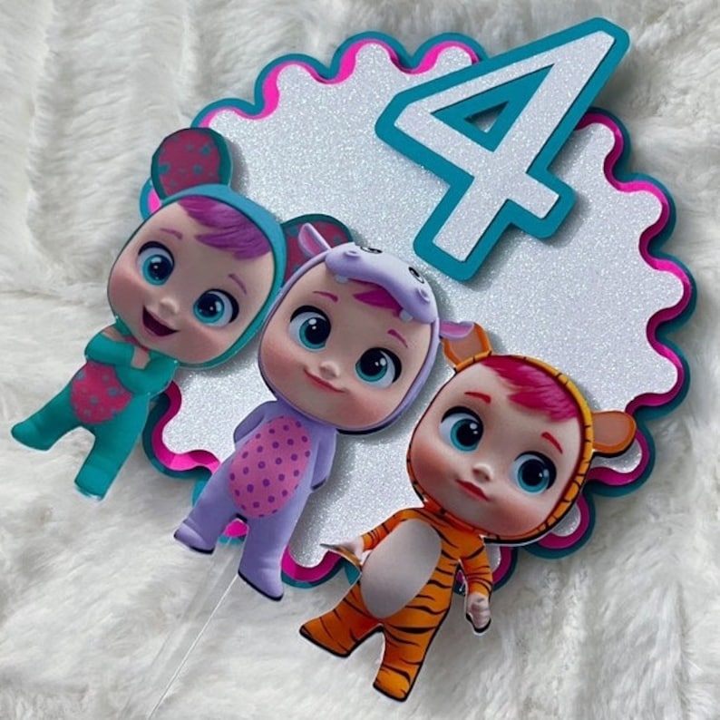 Cry Babies Cake Topper Bebes Llorones Cake Topper - Etsy