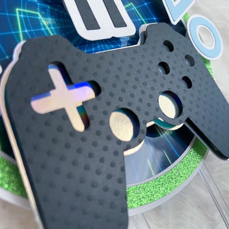 Gamer Cake Topper Level up Cake Topper Controller Cake Topper - Etsy