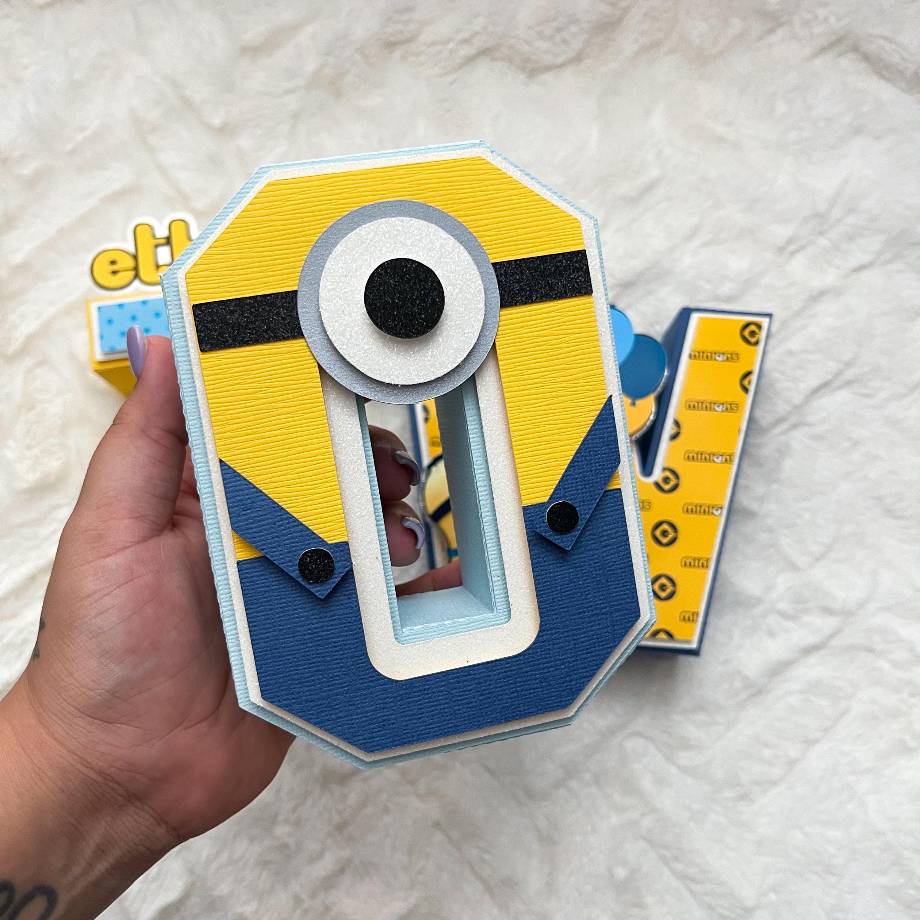 Minions 3D Letters | Minions 1st Birthday 3D Letters | Minions 1st ...