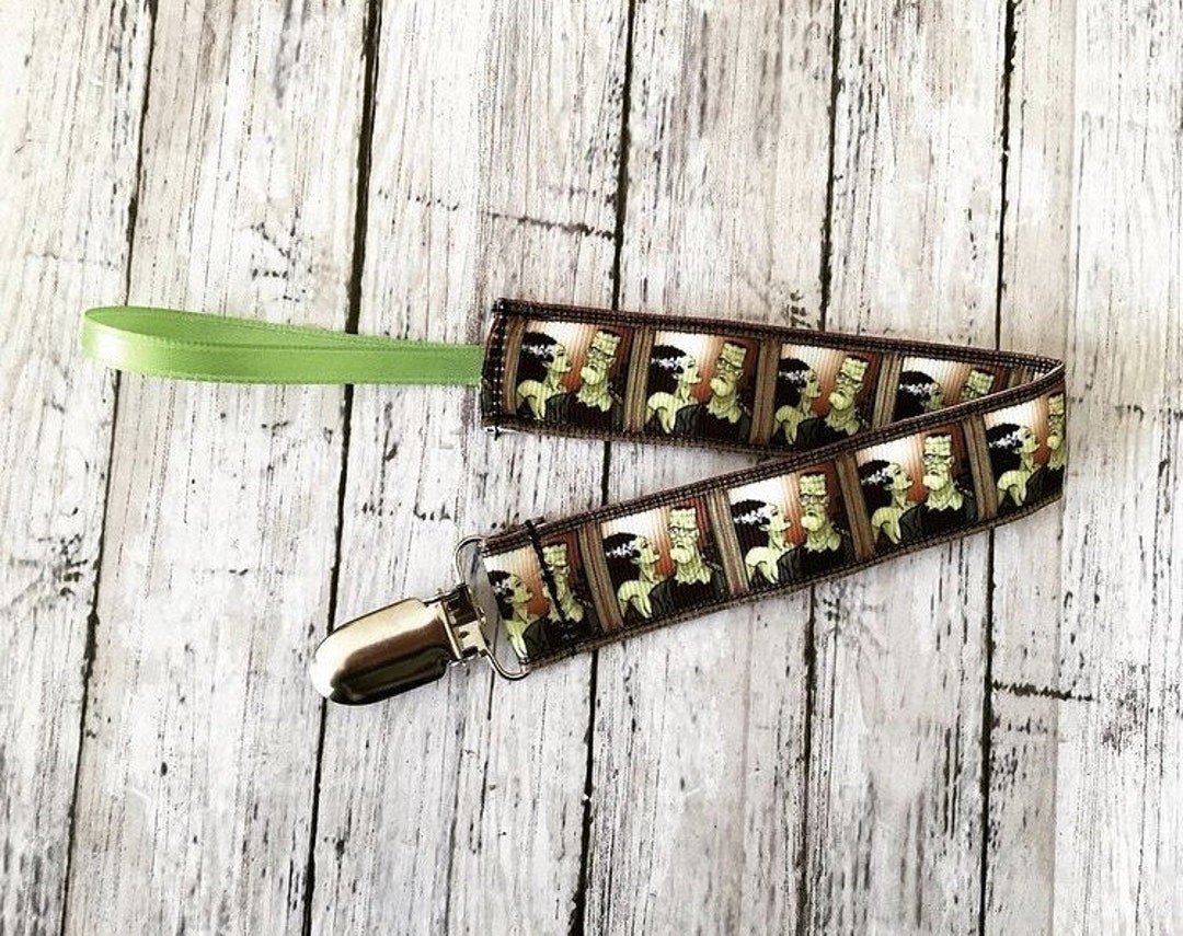 Monsters Frankenstein Bride Baby Pacifier Clip Horror Haunt Love - Etsy