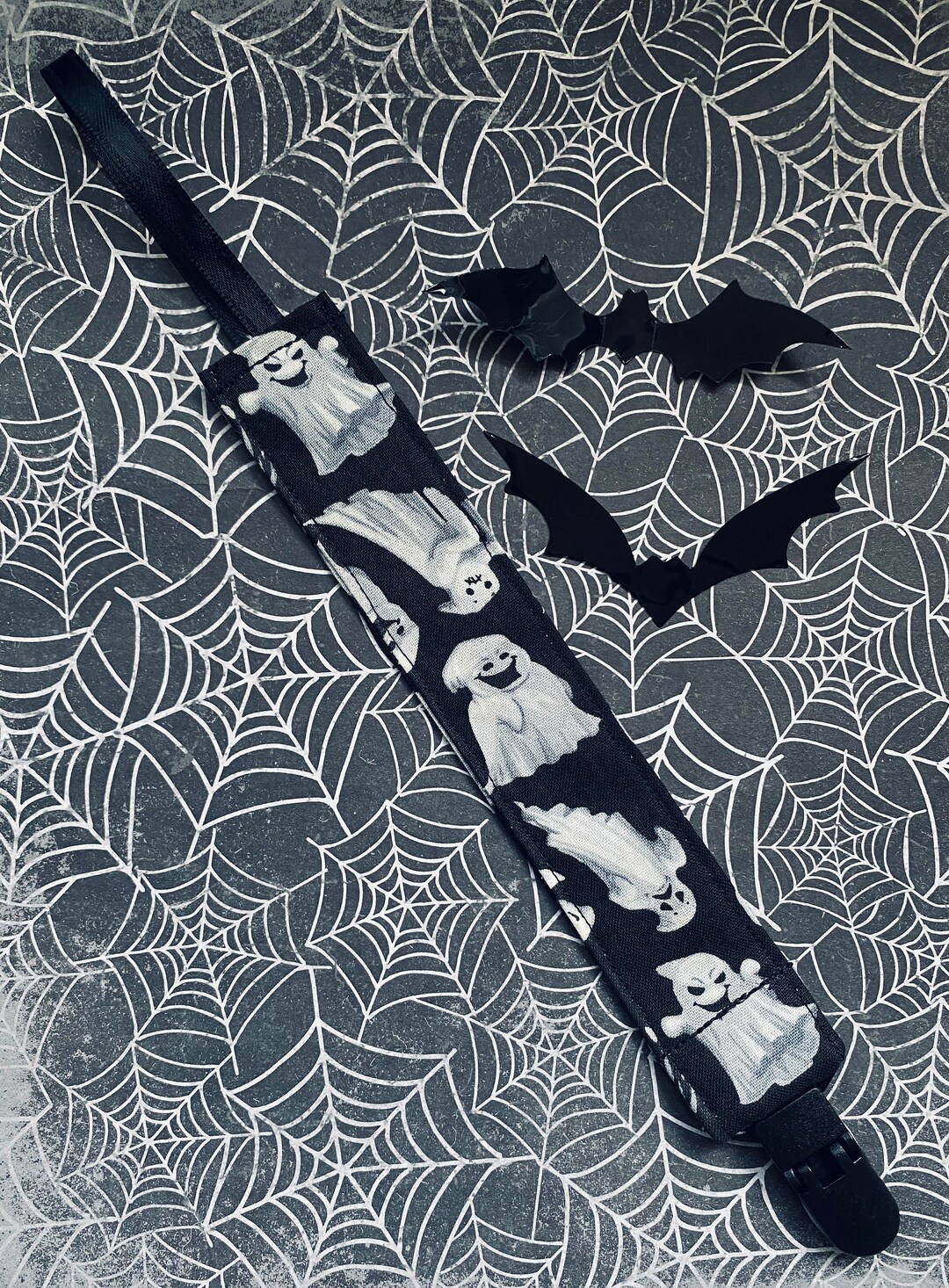 Spooky Bump in the Night Ghosts Pacifier Clip Gothic Little Horror - Etsy