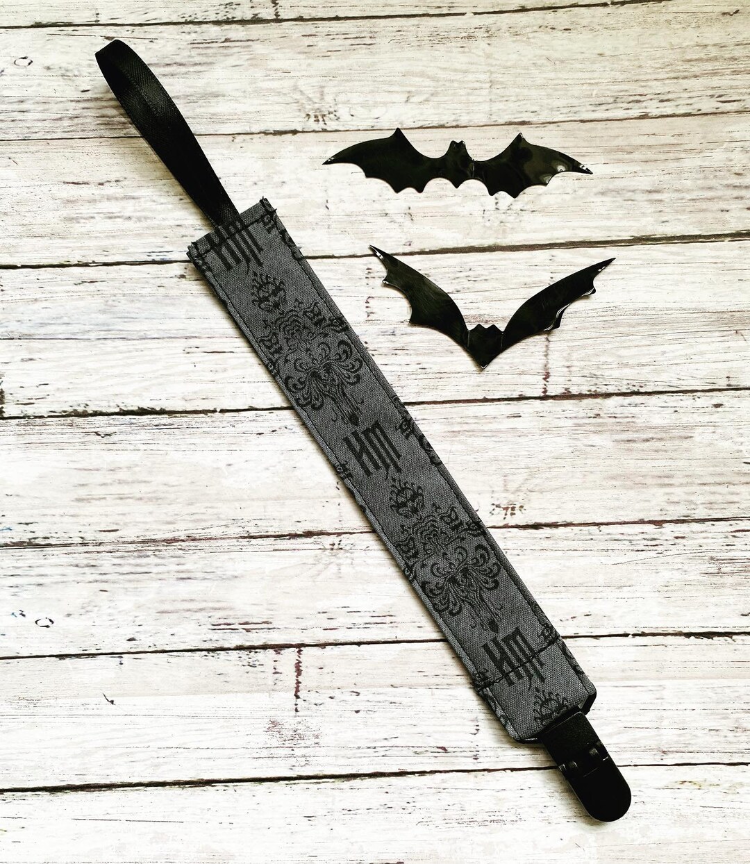 Spooky Haunt Pacifier Clip Gothic Baby Mansion Ghost Monsters - Etsy