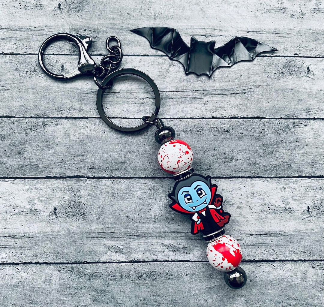Horror Dracula Vampire Monster Keychain Bag Clip - Etsy