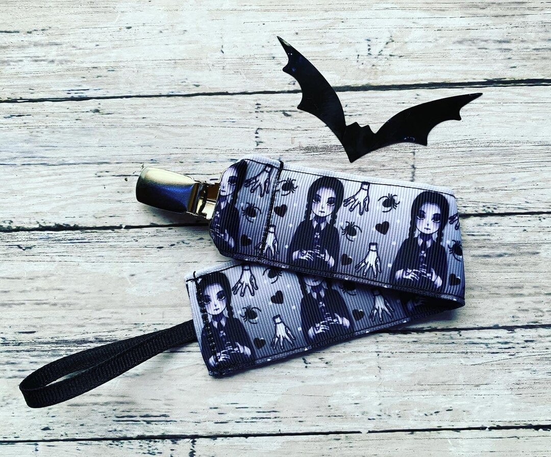 Halloween Gothic Girl Pacifier Clip - Etsy