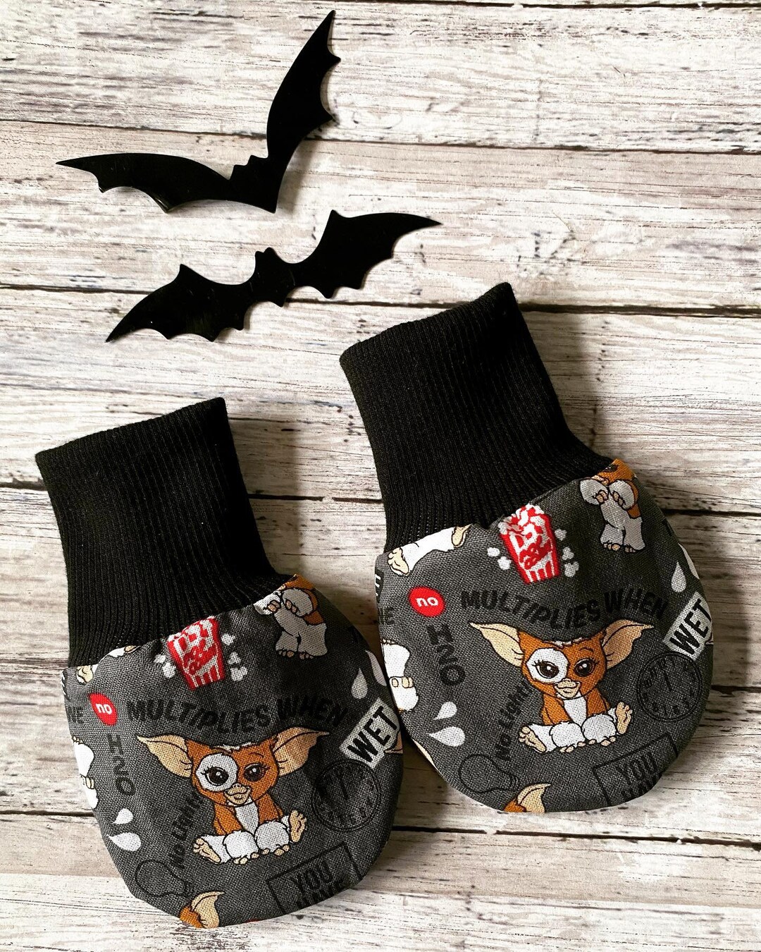 Little Monster Friend Newborn Mitts Horror Spooky Cutie - Etsy