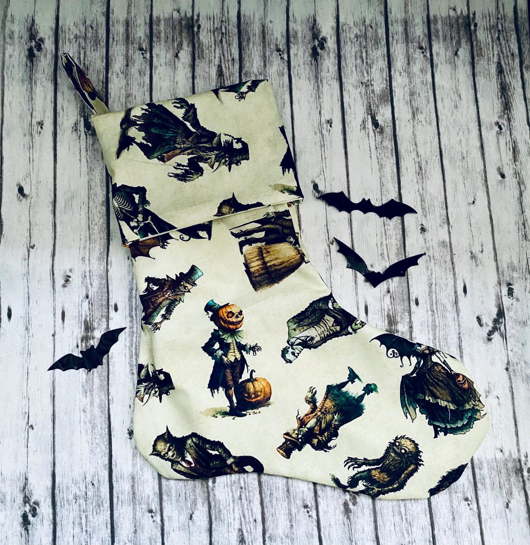 Nightmare Christmas Stocking Monsters of Night - Etsy