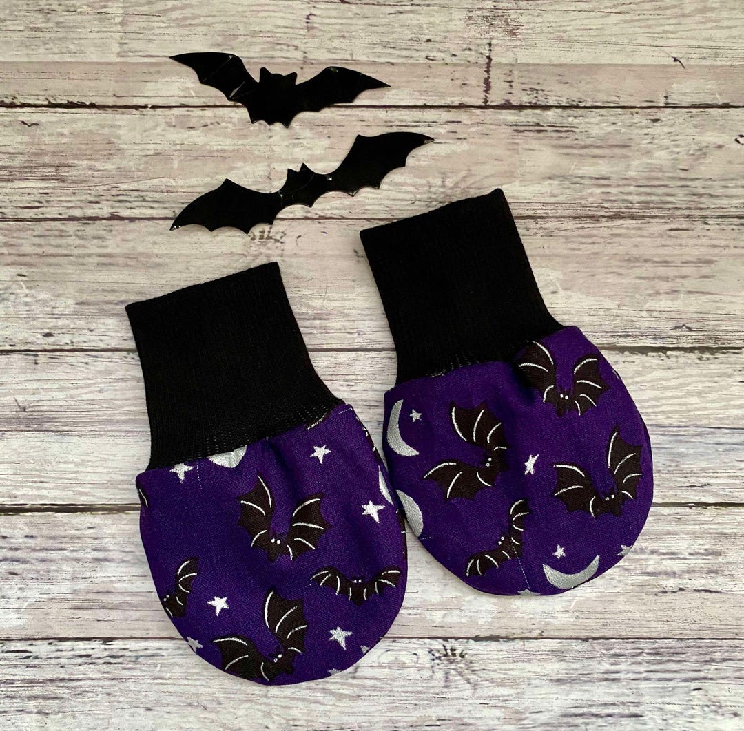 Spooky Baby Bat Mitts Midnight Gothic Vampires - Etsy