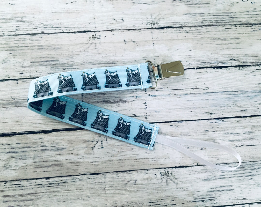 Nightmare Gothic Ghost Dog Baby Pacifier Clip Toddler Little Cute ...