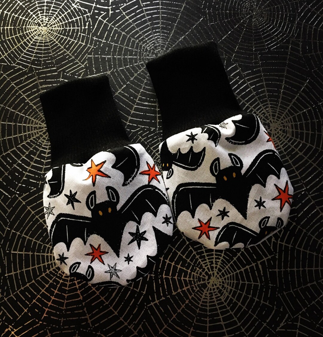 Spooky Cute Baby Bat Mitts Little Horror of the Night - Etsy