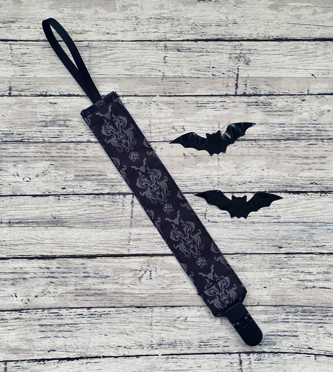 Spooky Hollows Eve Fright Pacifier Clip Gothic Monsters - Etsy