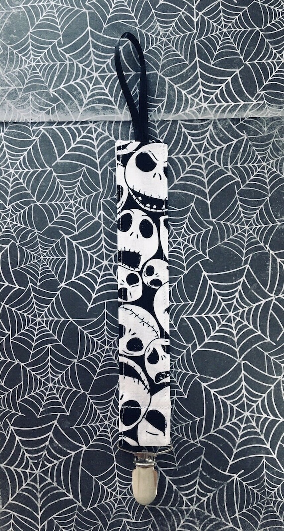 Nightmare Skeleton Skulls Pacifier Clip Horror Gothic Spooky | Etsy