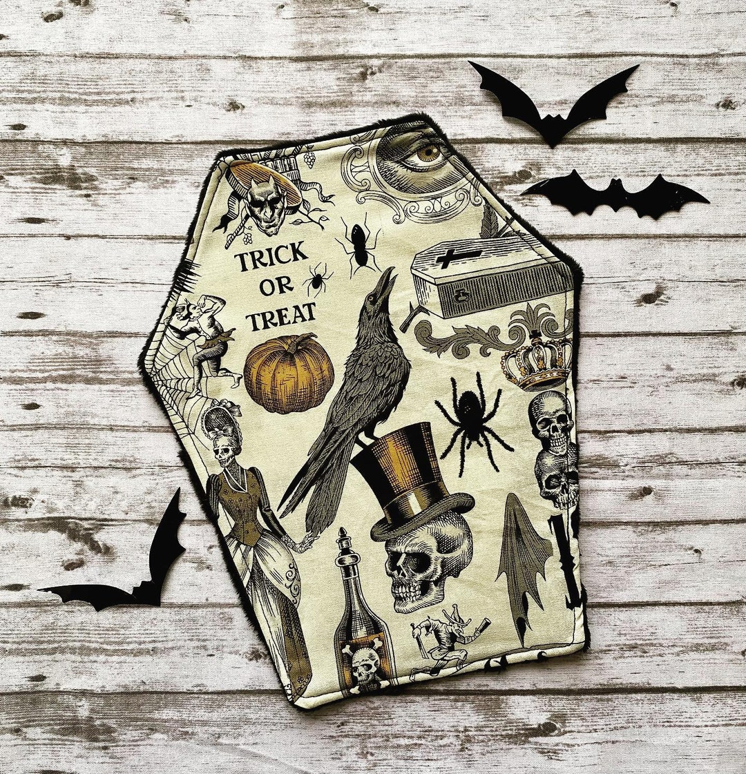 Nightshade Wicked Raven Crow Coffin Crinkle Toy Goth Little Nightmare ...