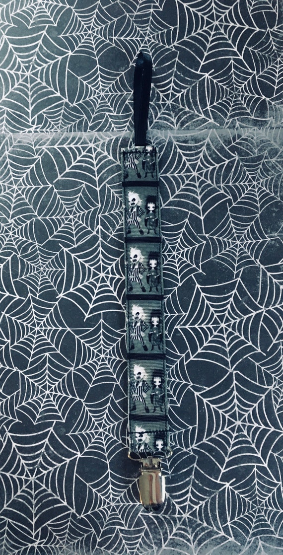 Monster Ghost Beetleman Baby Pacifier Clip Gothic Wicked Love | Etsy