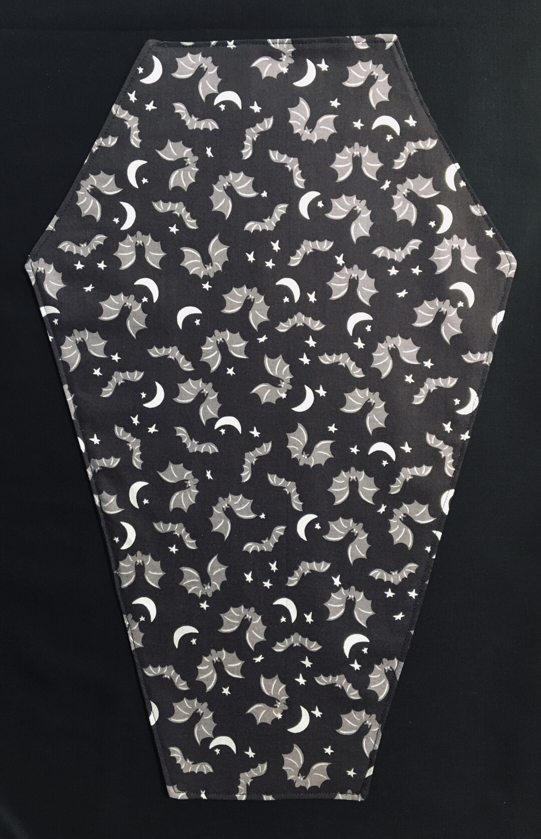 Wicked Midnight Spooky Bats Coffin Baby Burp Cloth - Etsy
