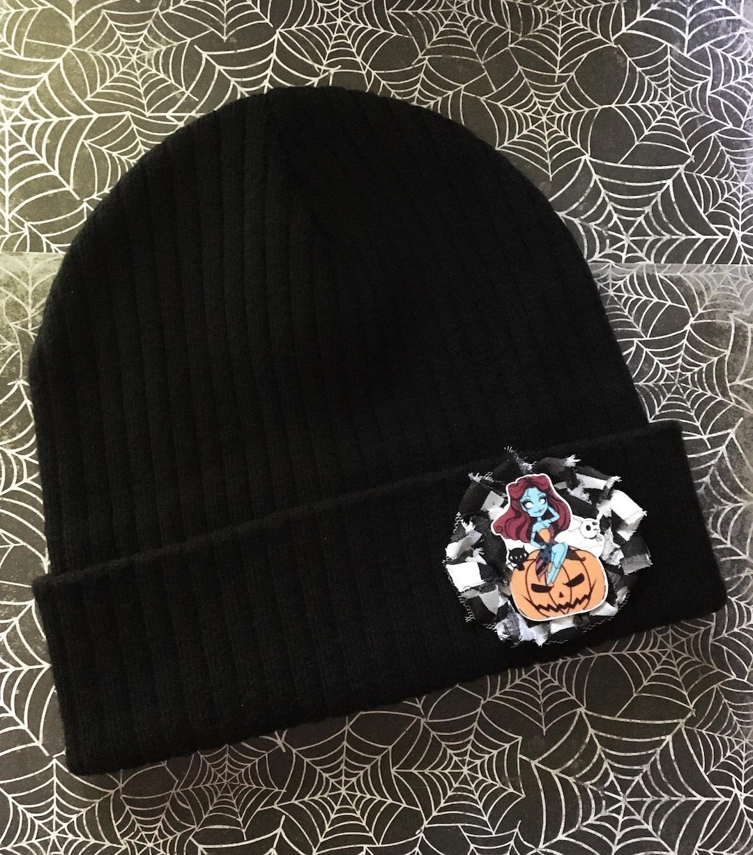 Nightmare Sally Adult Teen Child Beanie Hat Spooky Goth Halloween Lady ...